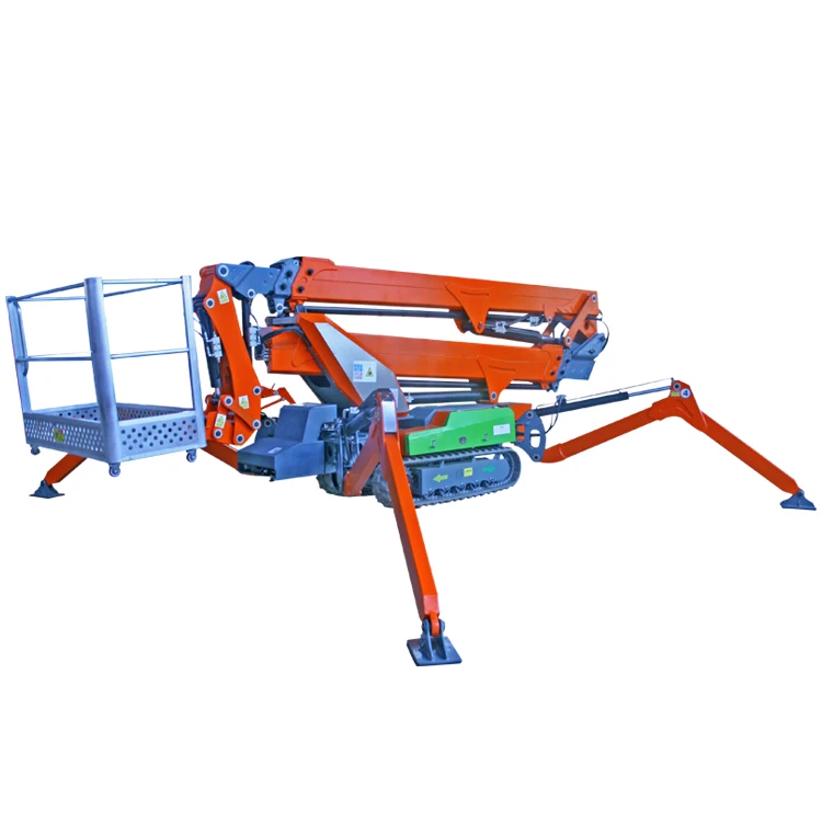 230kg 26m Diesel Powered Hydraulic Areial Manlift Telescopic Tracked ...