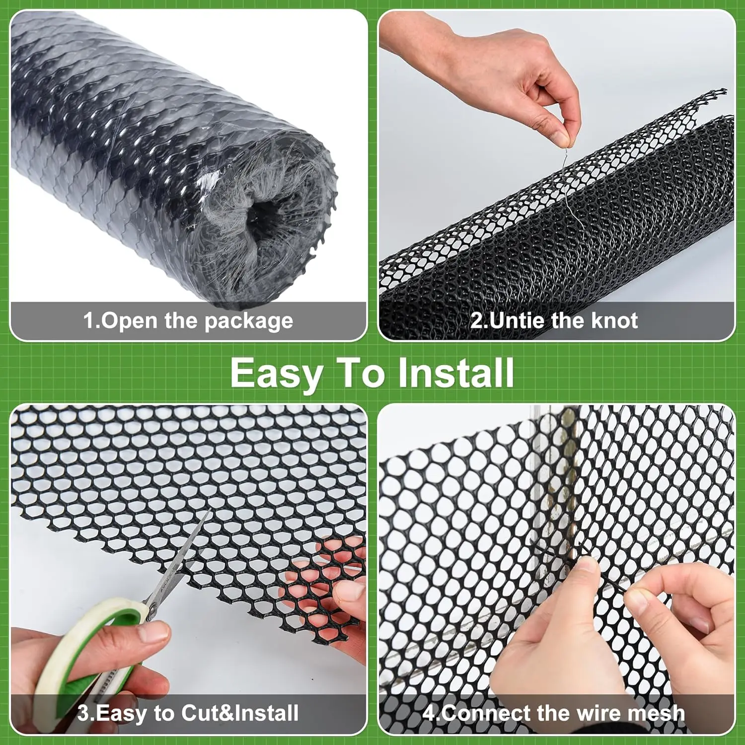 Plant Fence Barrier Chicken Wire Mesh Hexagonal Poultry Mesh Netting ...