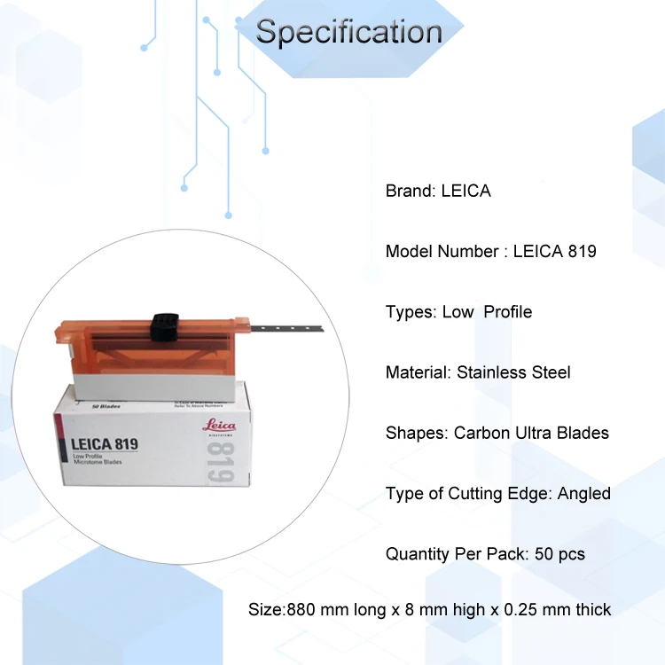 Leica Pathological Blade Microtome Blade - Precision & Durability