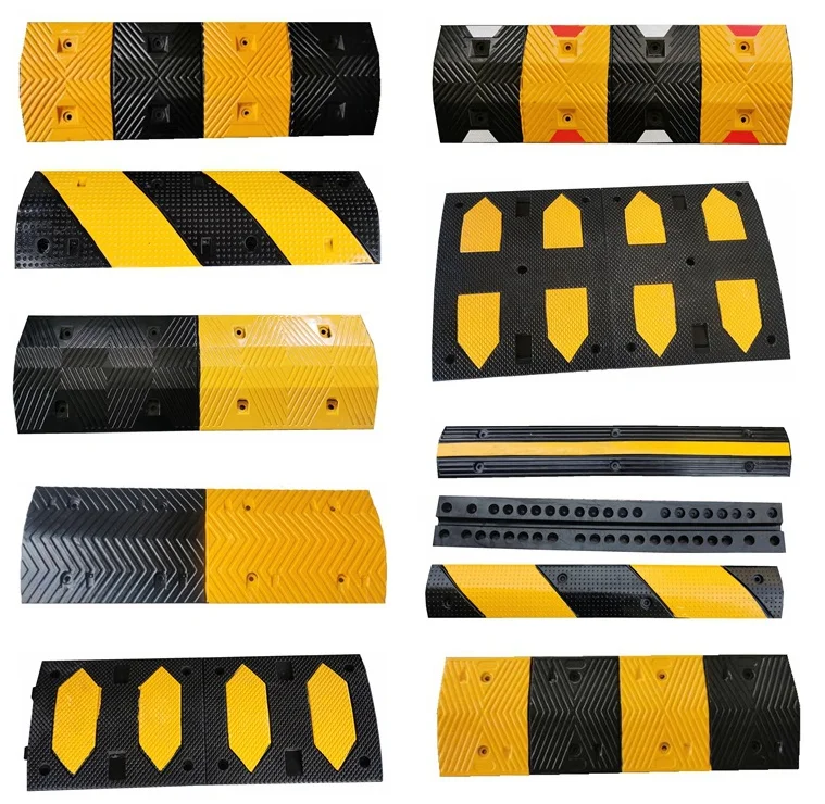 Wholesale Heavy Duty Rubber Bump Hump Removable Rubber Speed Bumps ...