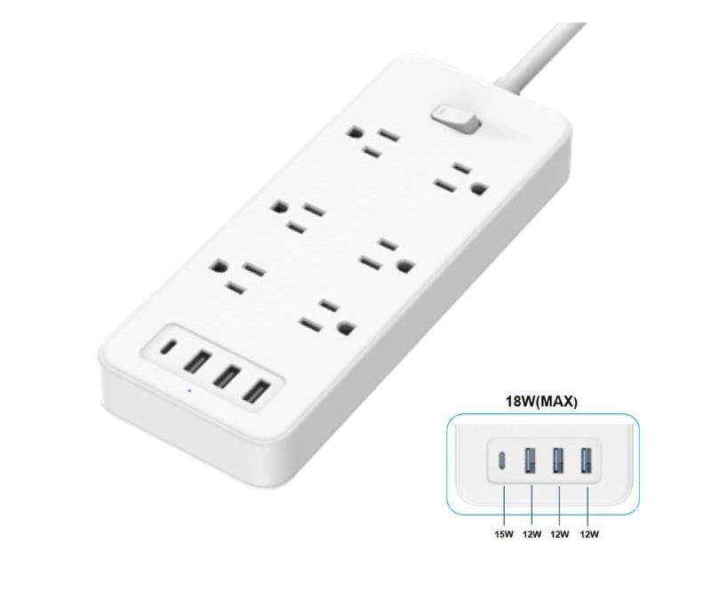 Tabletop Sockets Electric EU UK Phone Travel Home Universal Power Strip ...