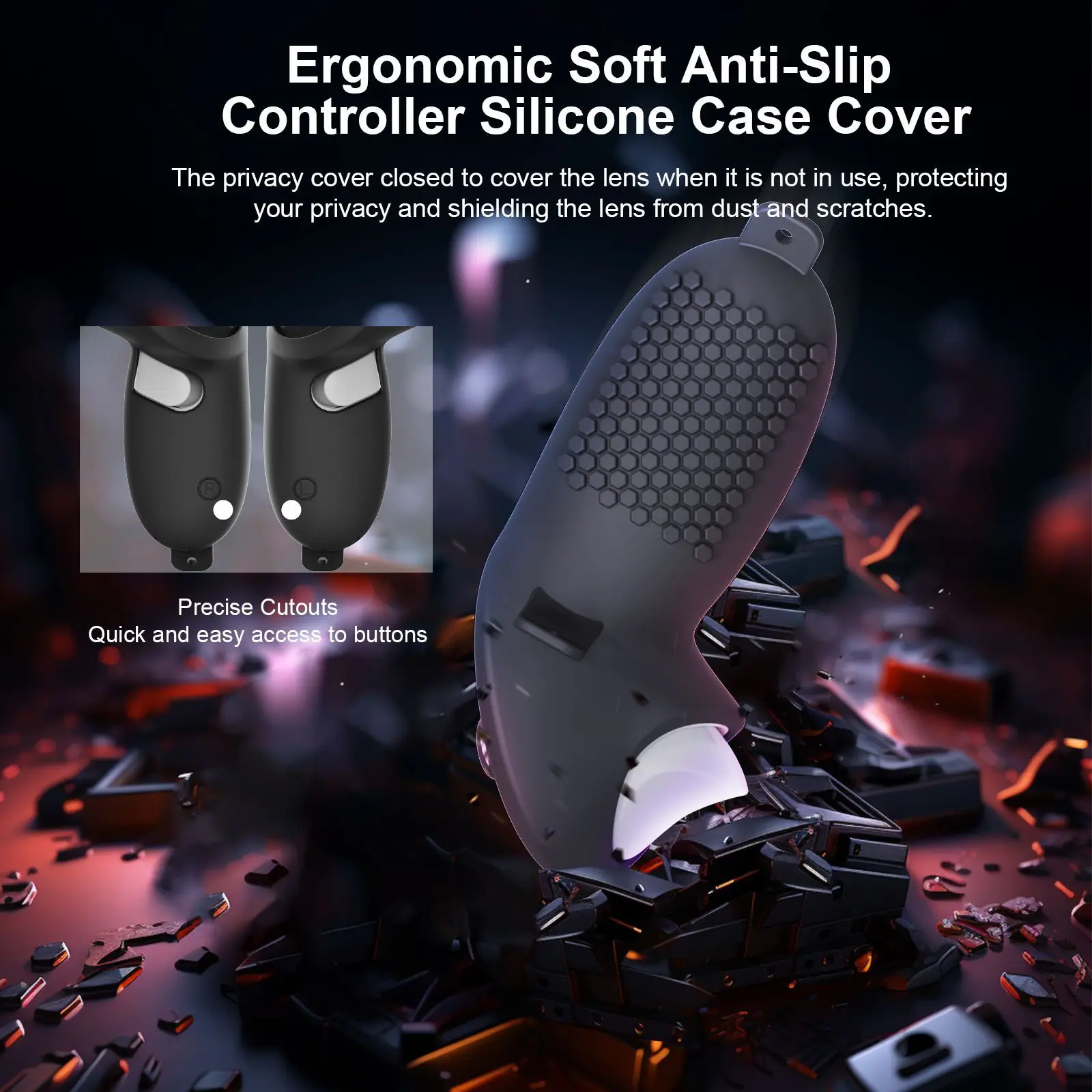 2024 Explosion Quest3 Helmet Dust Storage Cover Grip Silicone ...