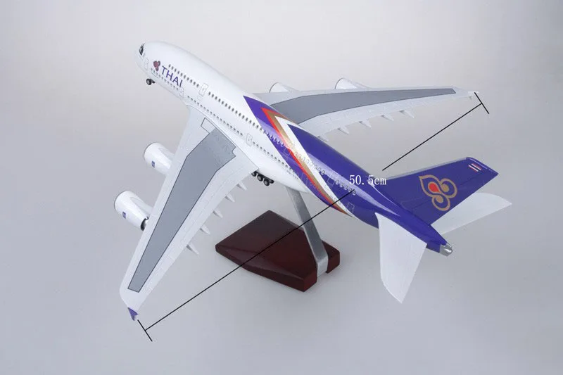 Airbus A380 Thai Airlines Voice Controlled LED Light Model