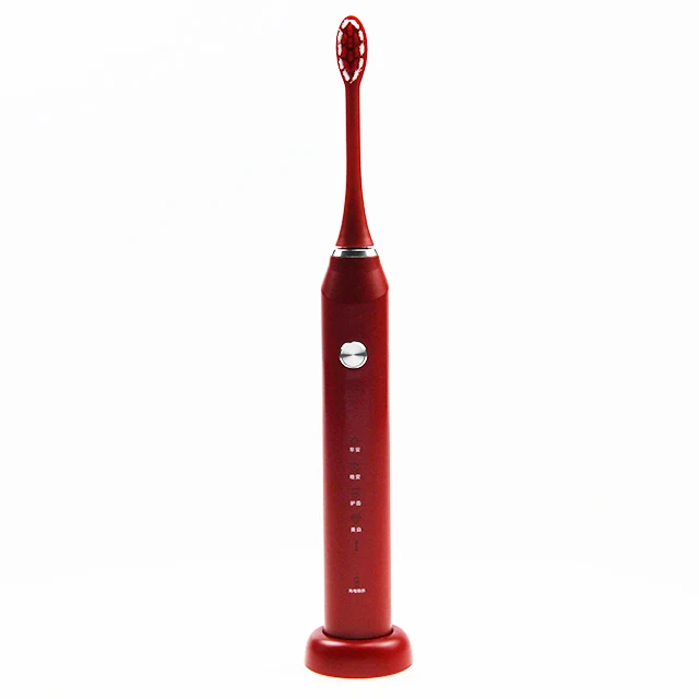 Red Color Premium Sonic Toothbrush Adult High Quality Electric Tooth ...
