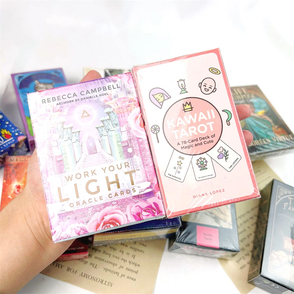 Wholesale Crystal Oracle Cards Tarot Deck Divination Board Game Witch ...