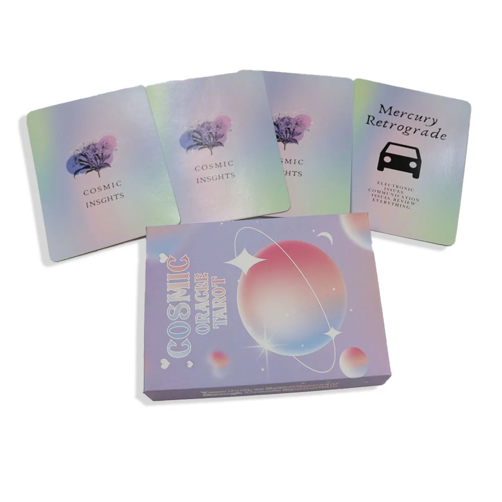 Custom Oracle Rigid Tarot Deck Box Set Eco-Friendly Classical Design ...