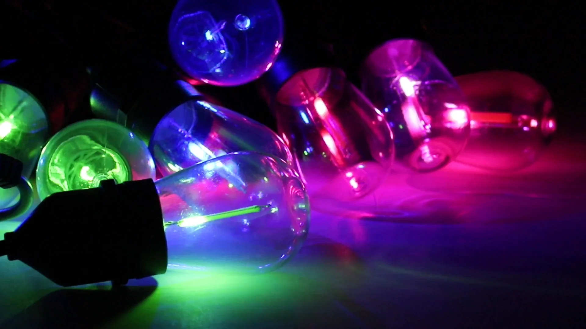 Smart Single Filament Led Meteor Shower Lamp Flashing String Light ...