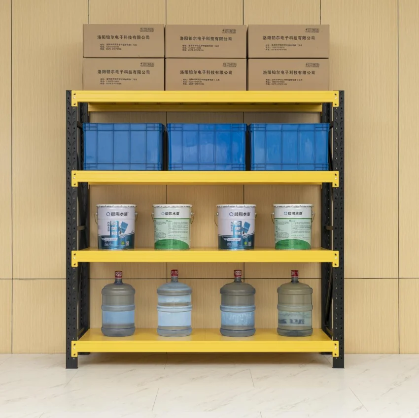 Heavy Duty Adjustable Industrial Warehouse Garage Shelving Metal Frame ...