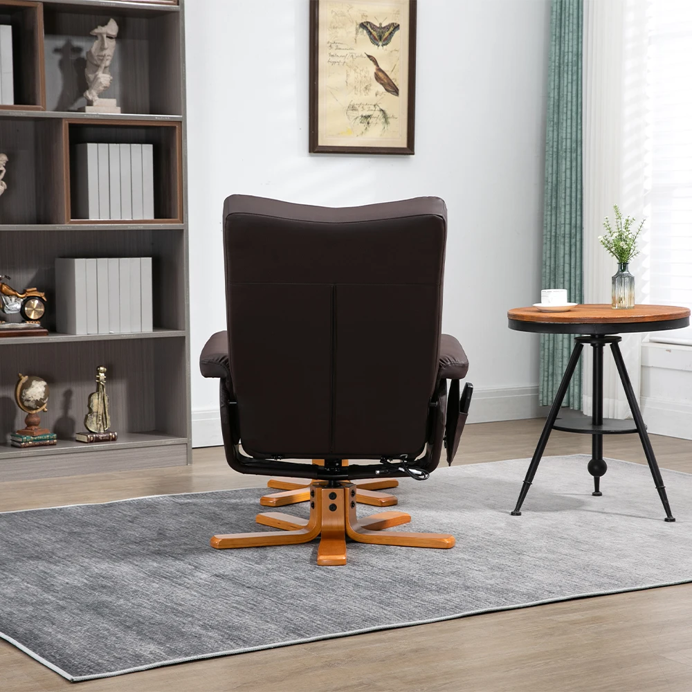 Modern Leather Power-driven Recliner Living Room Recliner Chair With ...