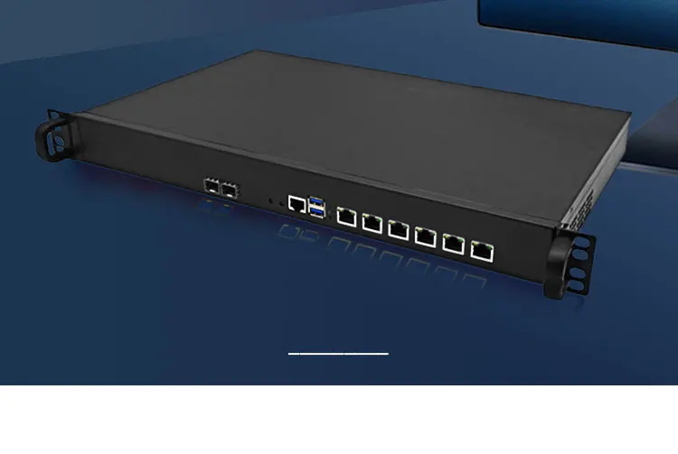 19 Inch Rack 1U Firewall Appliance Core I3 I5 I7 I9 12th Gen Router 6 ...