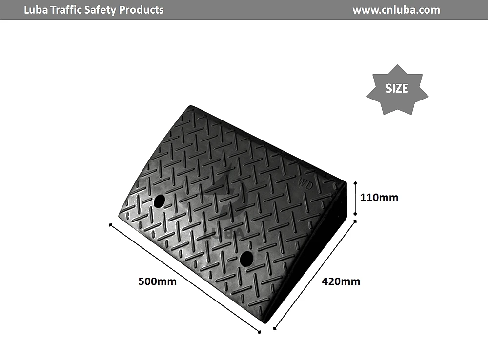 High Quality Road Traffic Heavy Duty Black Rubber Curb Ramp - Buy ...