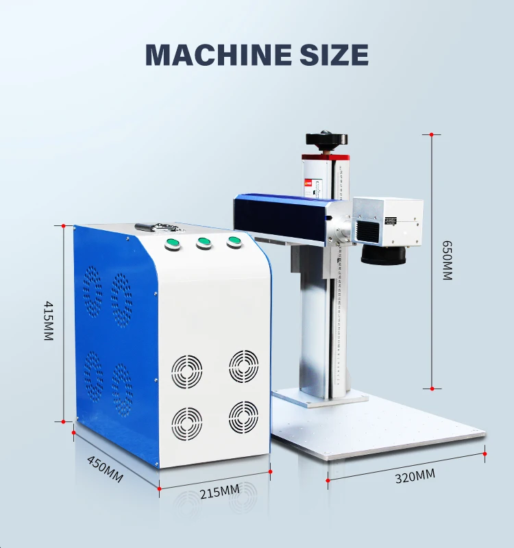 Laser Engraver 30W 50W Fiber Laser Printing Marking Machine Laser ...