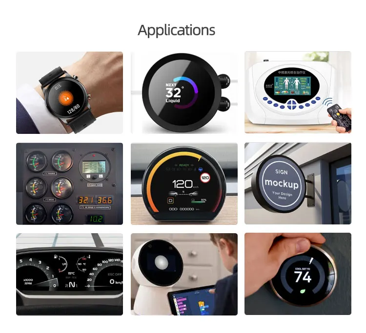 3 Inch Circular TFT LCD Display - 432x432 IPS Screen