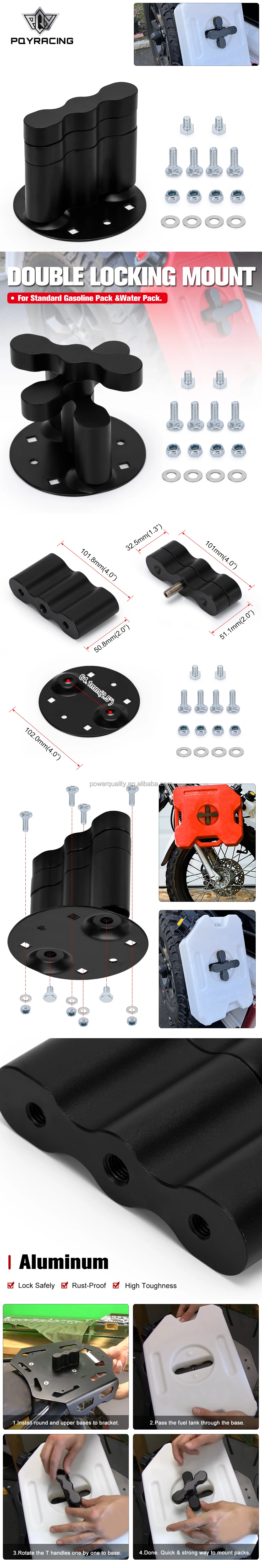 Secure Your Gas Can with Double Locking Mount Handle