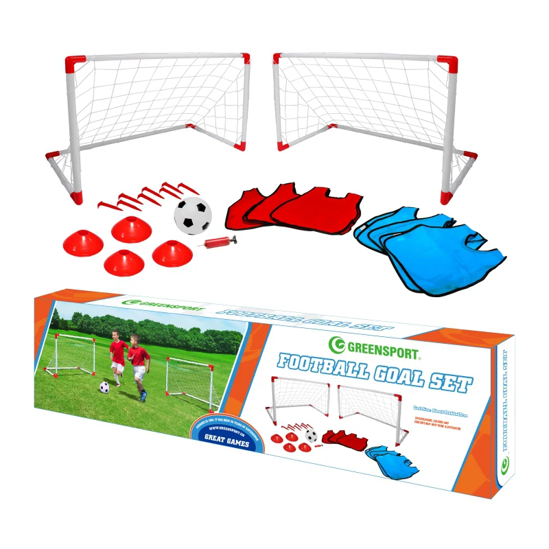 Outdoor Play Sports Portable Plastic Goal Post Football Soccer Goal ...