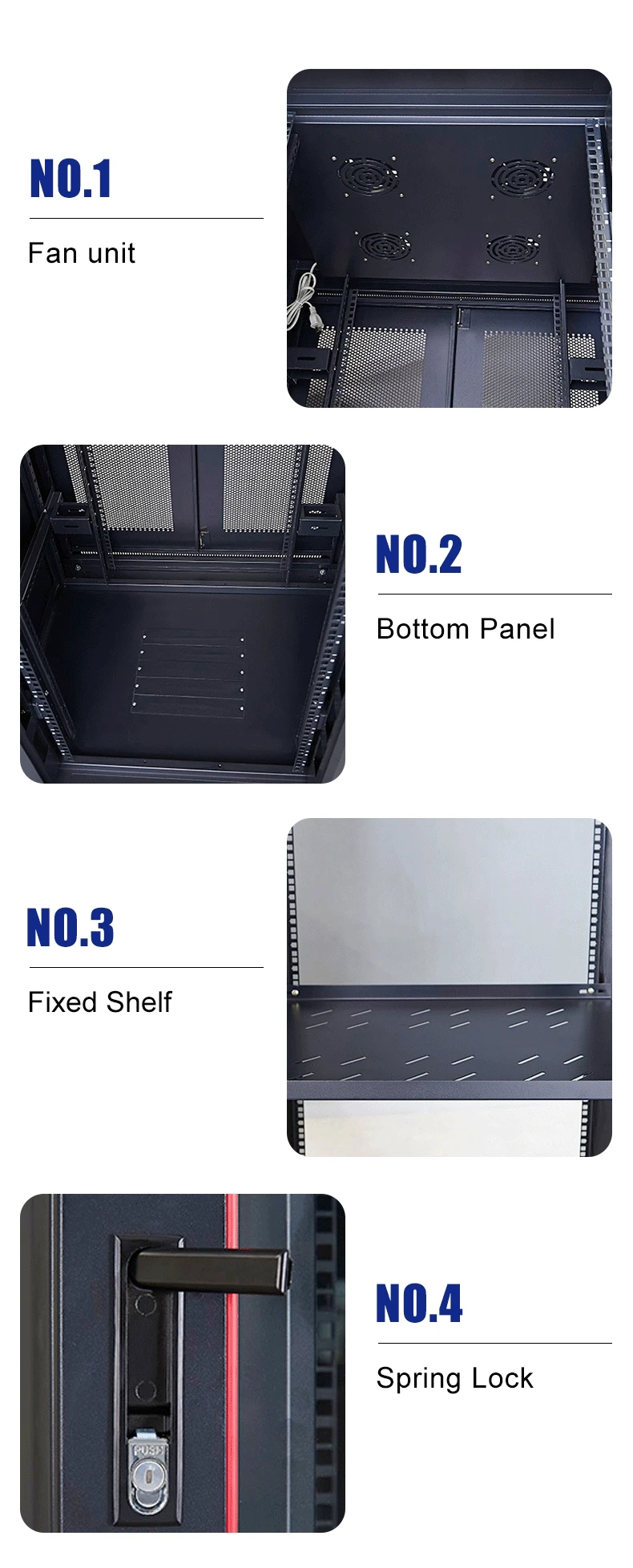 Standing Floor Network Cabinet Rack - Buy Network Cabinet,Server Rack ...