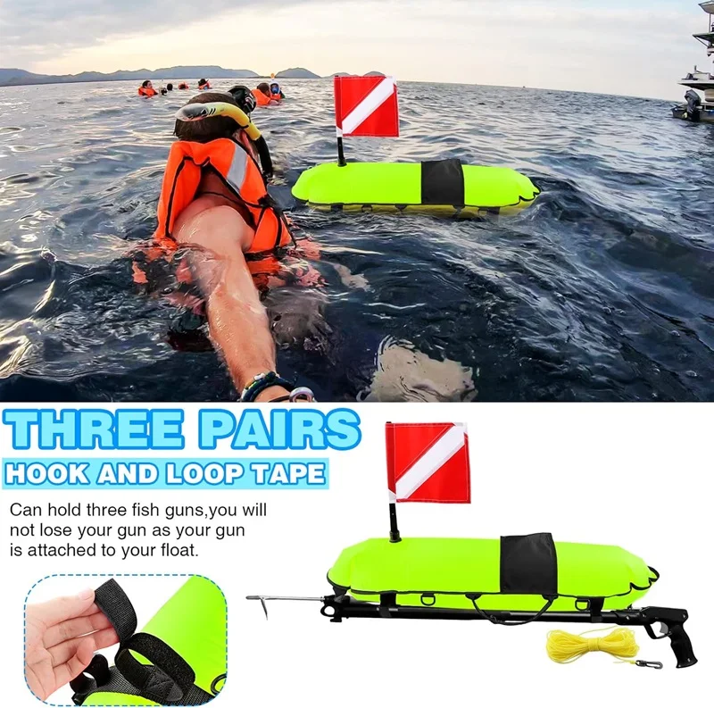 Freediving Float Buoy - Durable Inflatable Dive Marker