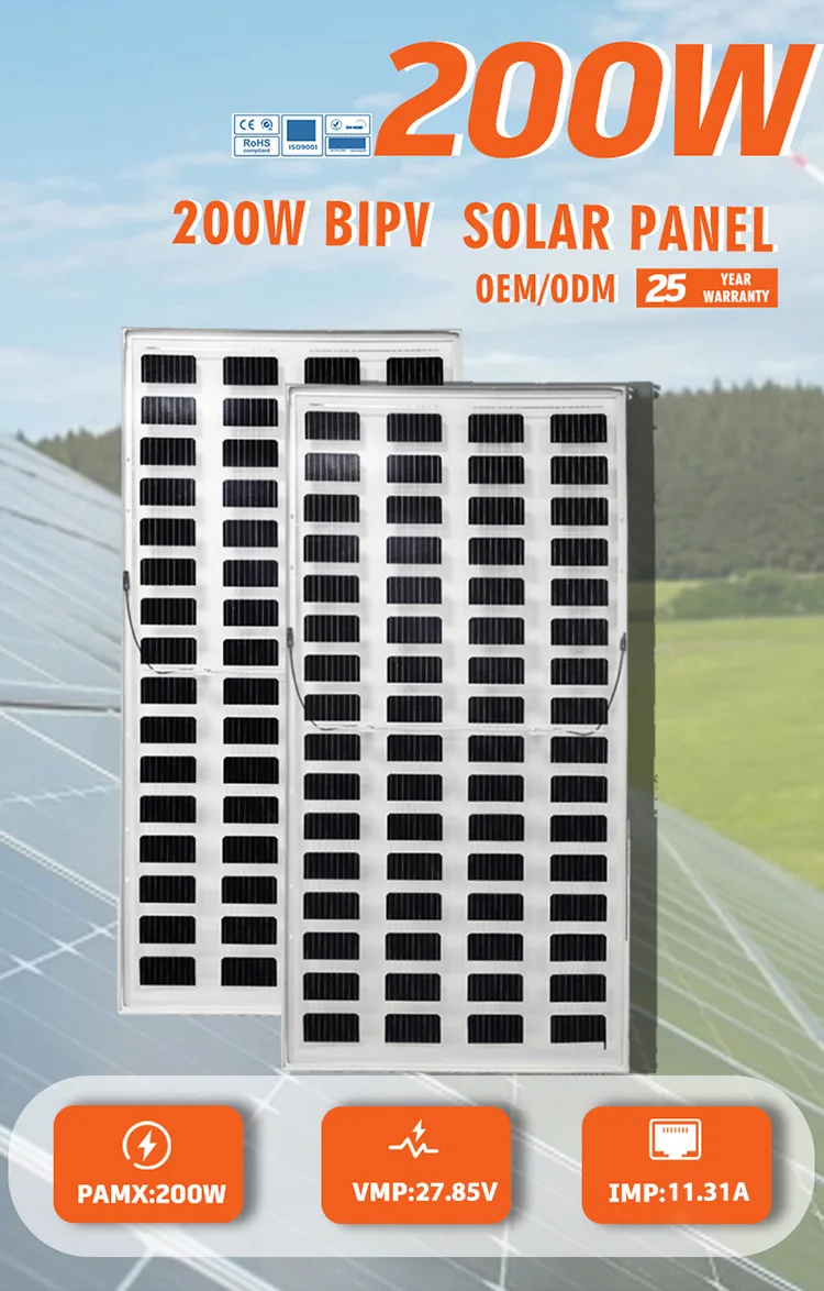 Oem Full Watt Cells Double Glass Bipv Transparent Solar Panels For Sunroom Use - Buy Oem Full ...