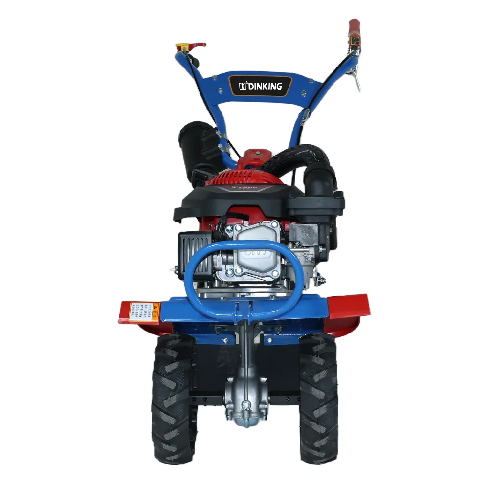 Dinking Mini Garden Cultivators Power Tiller Small Hand Push Gasoline ...
