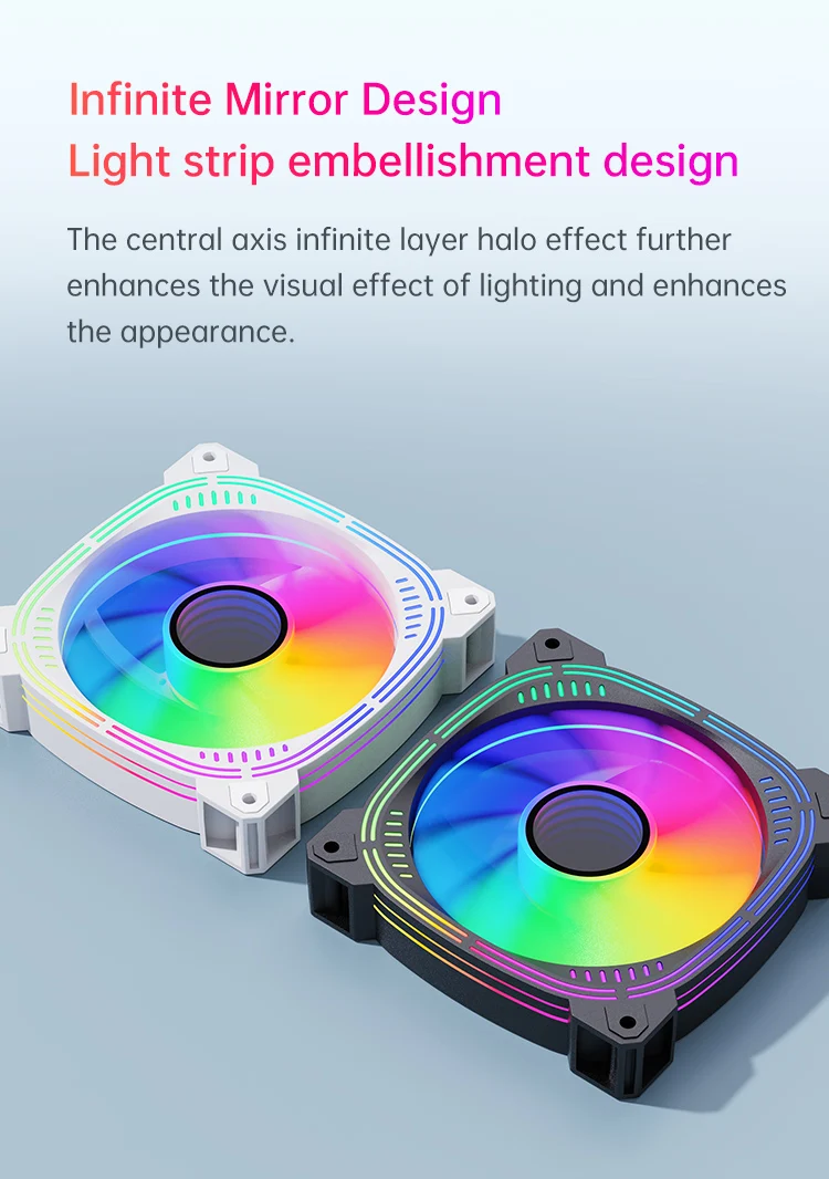 SNOWMAN High Airflow ARGB Case Fans Sync ARGB Lighting Advanced Cooling ...