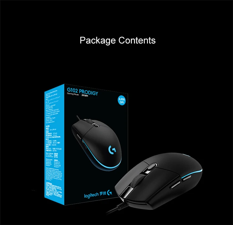 Wholesale Logitech G102 Lightsync Gaming Mouse 8000dpi Rgb Wired Optical Mouse Logitech G102 ...