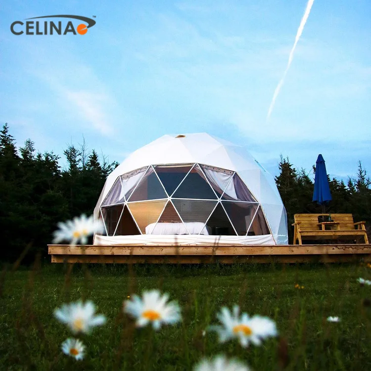 Soundproof Dome Tent - Double-Coated PVC Fabric Geodesic Dome