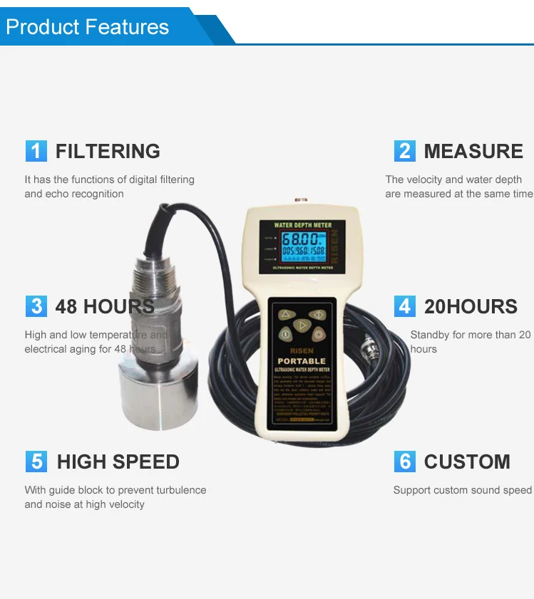 Portable Ultrasonic Sounder - Accurate Lake Depth Measurement
