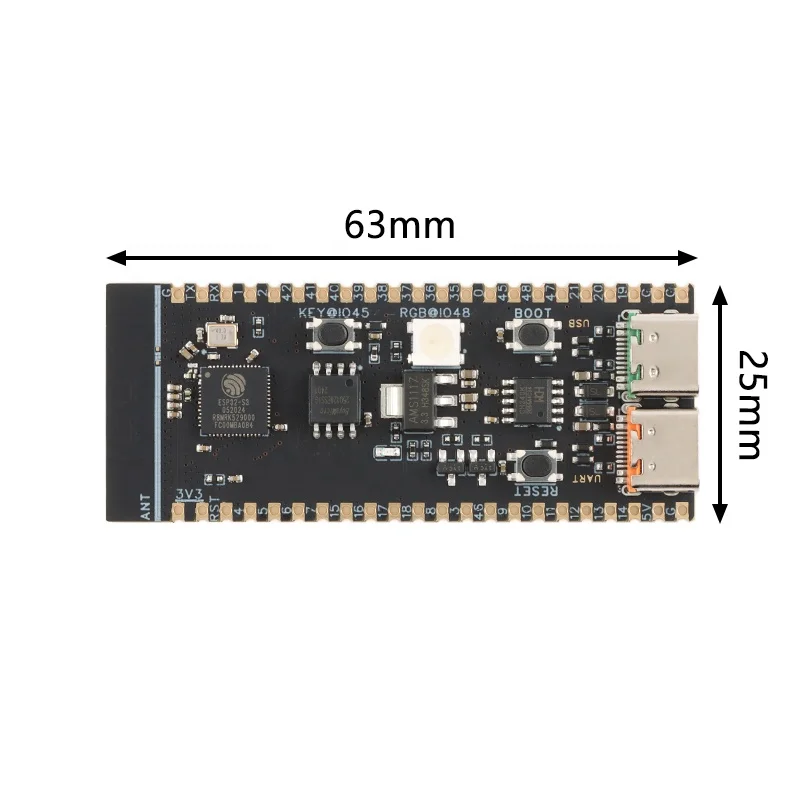 Esp32-s3-b Core Board Equipped With Esp32-s3-r8 Chip Usb To Serial Port ...
