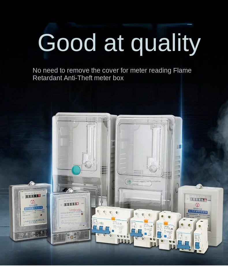 Tuya Wifi Electricity Meter Wireless Three Phase Din Rail Energy Meter ...