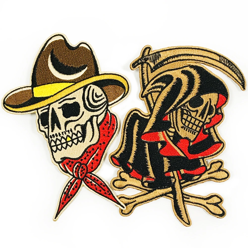 Custom Motorcycle Biker Chopper Wing Embroidery Patch