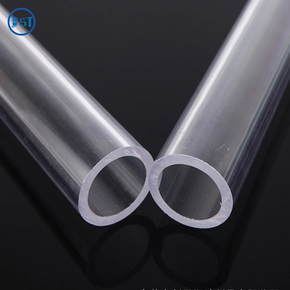 Rigid Clear Acrylic Pipe Tubes - Customized Sizes