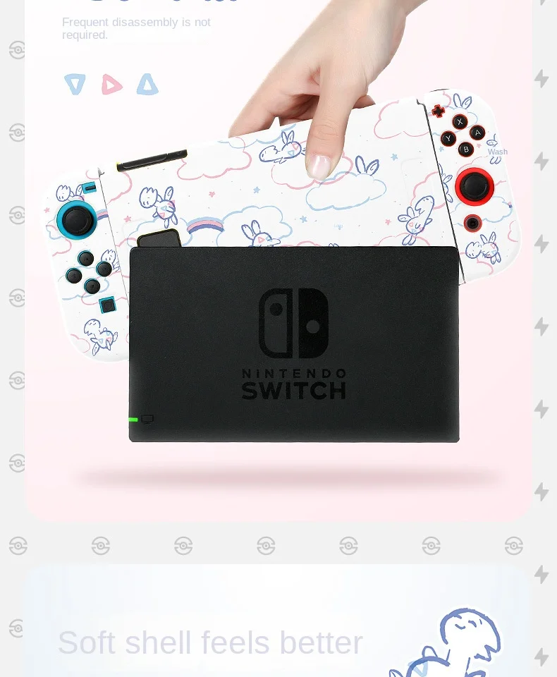 New Trend Nin Tendo Switch Oled Protective Sleeve Tpu Soft Case Pok ...