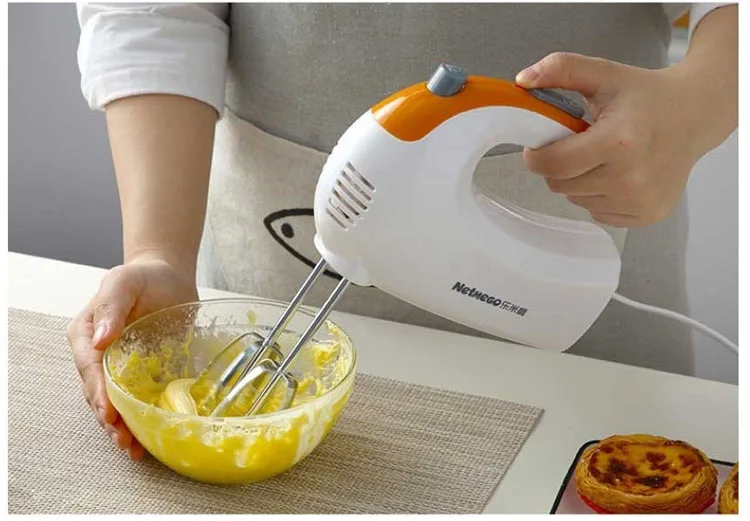 125 Watt Portable Mixer 5 -speed Mini Hand Mixer Copper Motor Electric ...