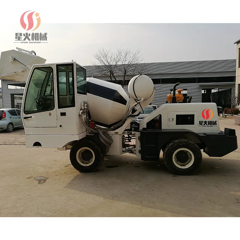 Mini Truck Concrete Mixer 1.2M3 SELF LOADING CONCRETE MIXER TRUCK 3 in 1 Integrited Ready Mix ...