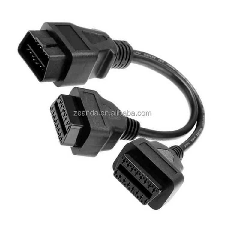 Customized Obd Cable Male To 2 Lead Obd Cable Female For Vga - Buy Obd ...