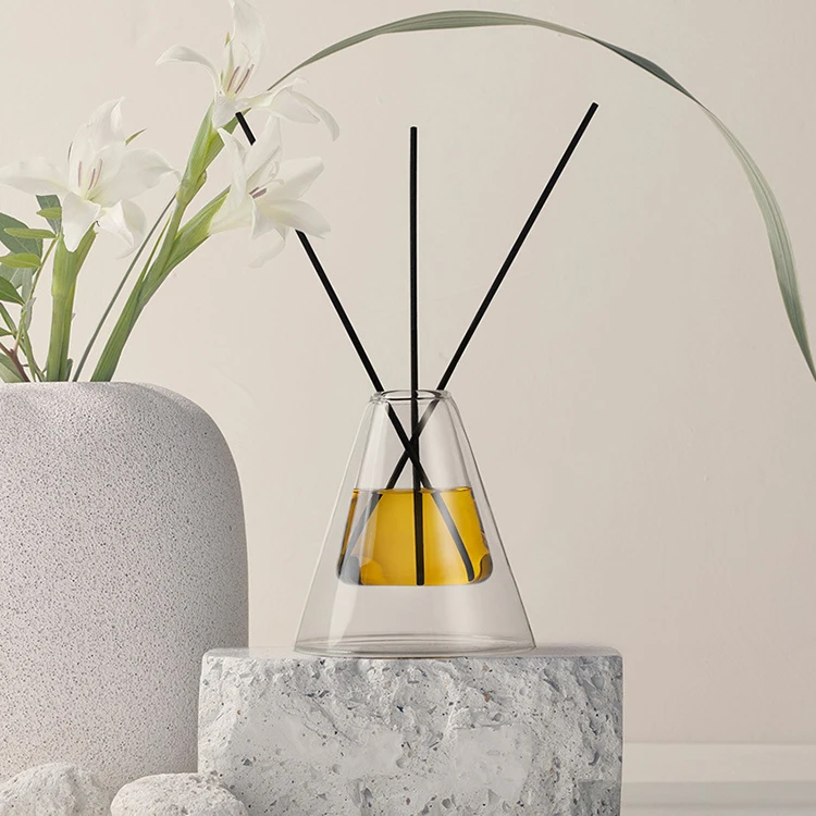 100ml 150ml 200ml 500ml Luxury Empty Glass Reed Diffuser Bottles with ...