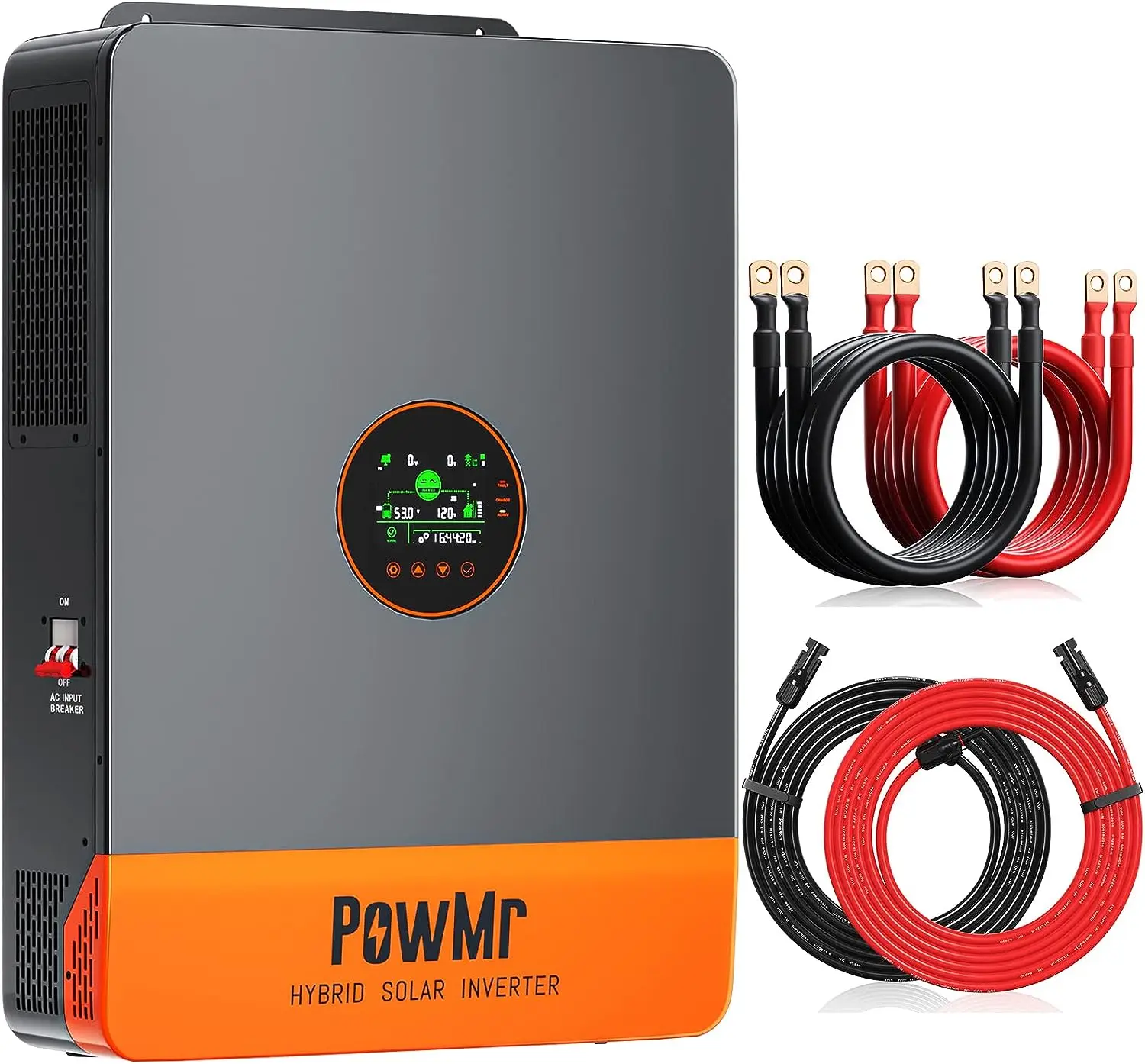 Powmr Split Phase Hybrid Inverter 120v 240v 10kw Pv Inverter Wifi Monitor 48v Single Phase 110v ...