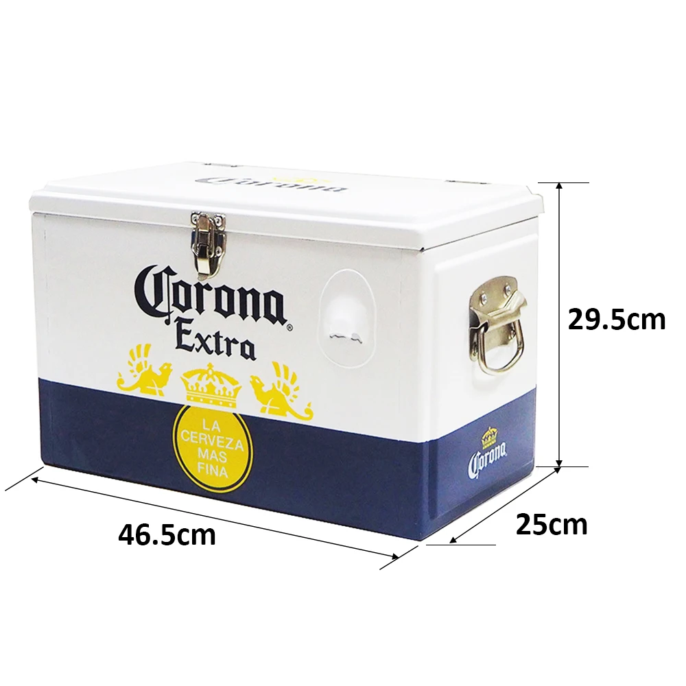 20L CORONA Ice Chest Cooler Box - Vintage Style & Insulation