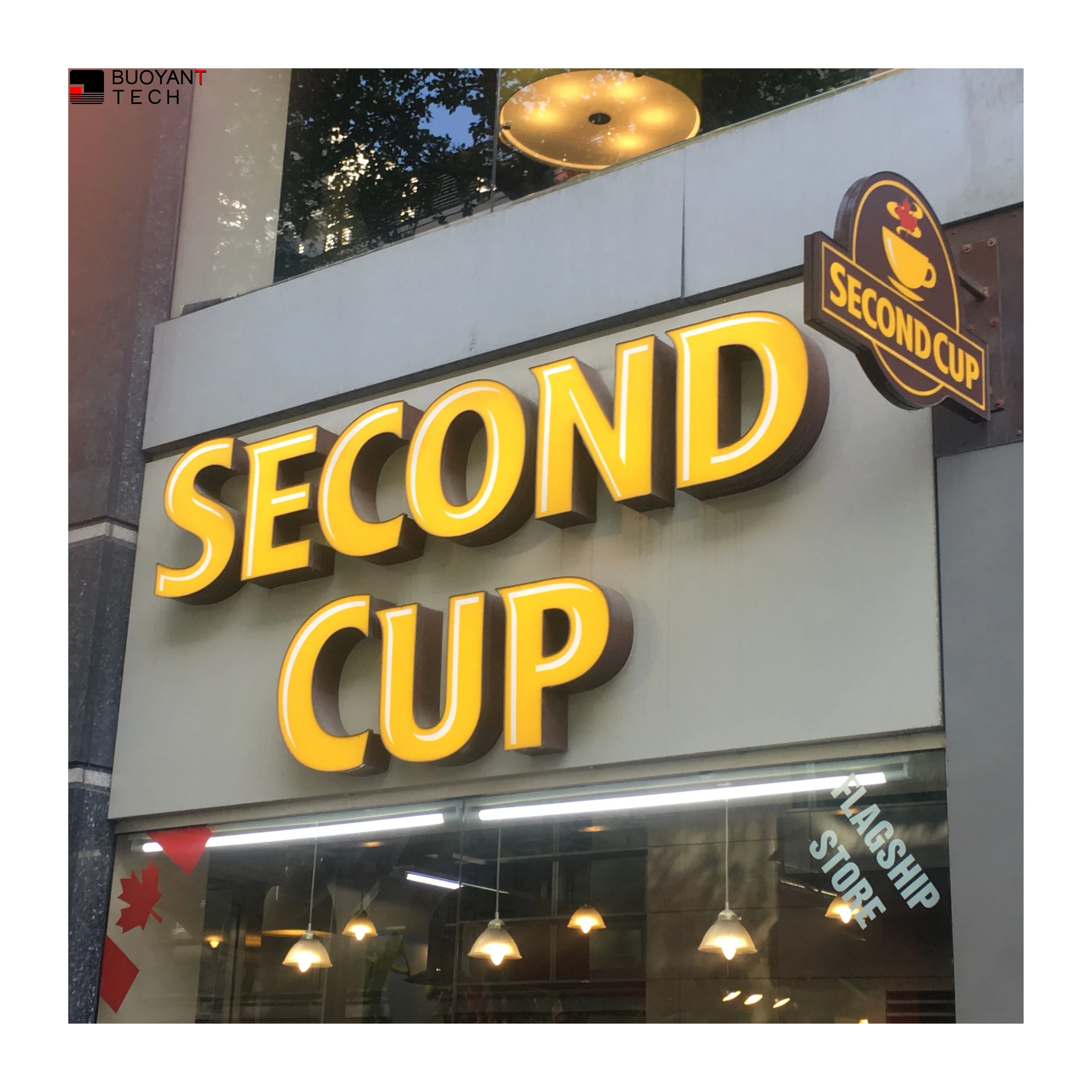 Custom Outdoor Acrylic Signage 3d Led Illuminated Advertising ...