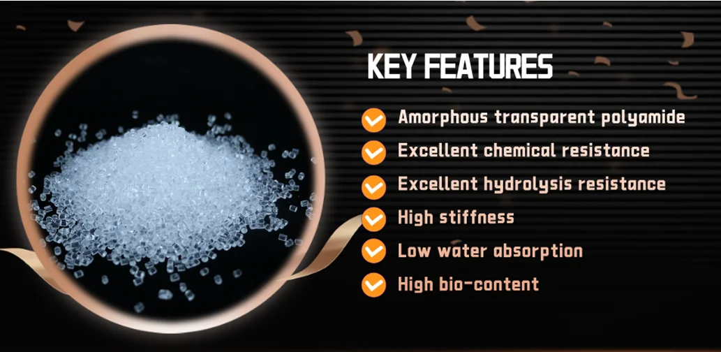 Bio-based Pa Plastic Raw Material Virgin Granules Nylon12 Polyamide ...