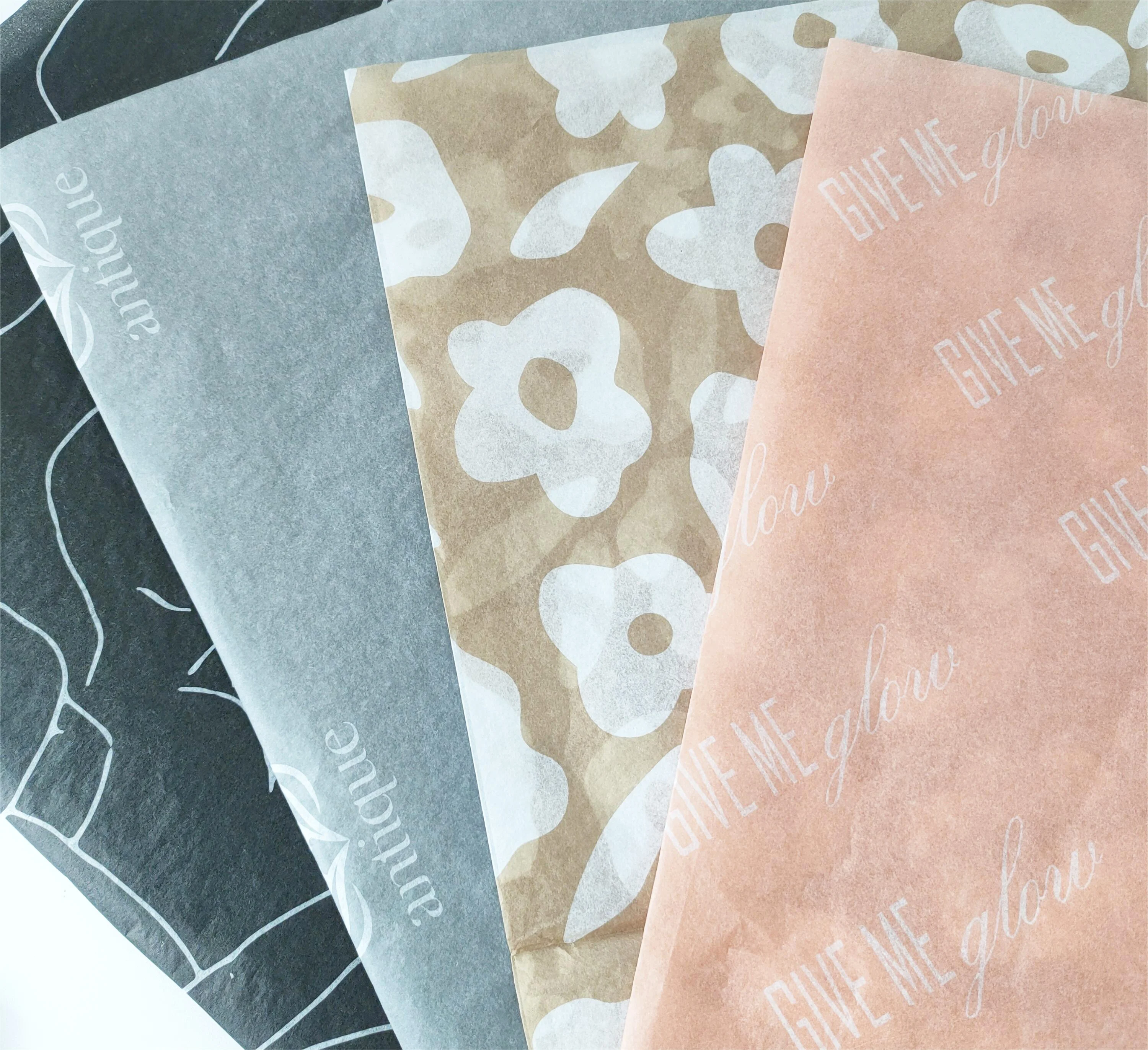 17 Gsm Custom Blank Black Wrapping Tissue Paper /white Wrapping Tissue ...