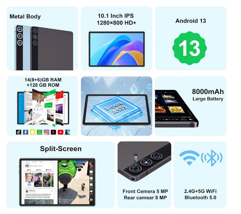10 Inch Android OEM Tablet - Ultra-Thin, Powerful, and Versatile