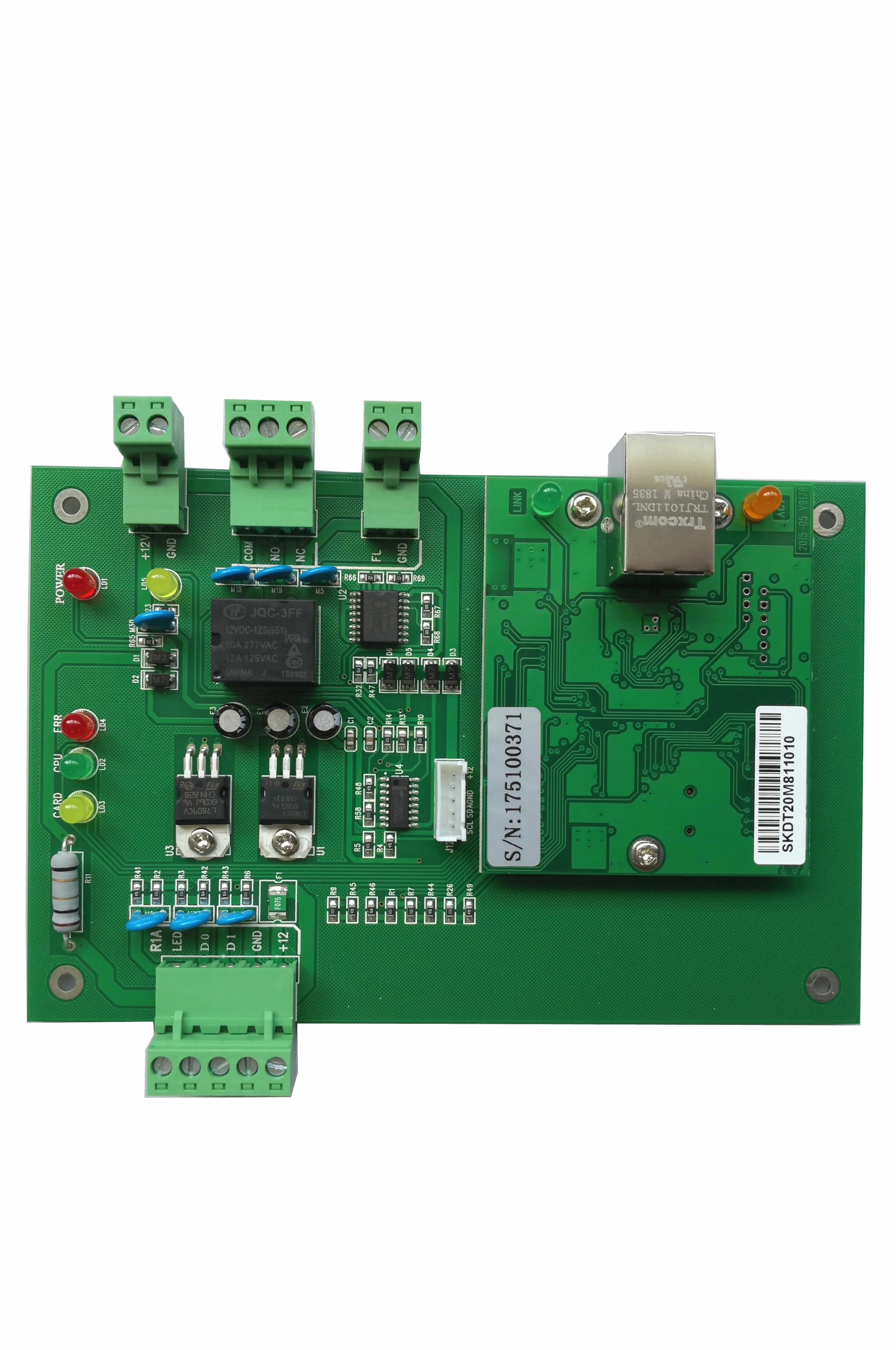 20 Floors Lift Controller With Wegand Rfid Card Reader Relay Signal ...