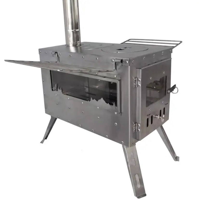 Modern Design Wood Burning Camping Stoves Mini Tent Stove With Folding ...