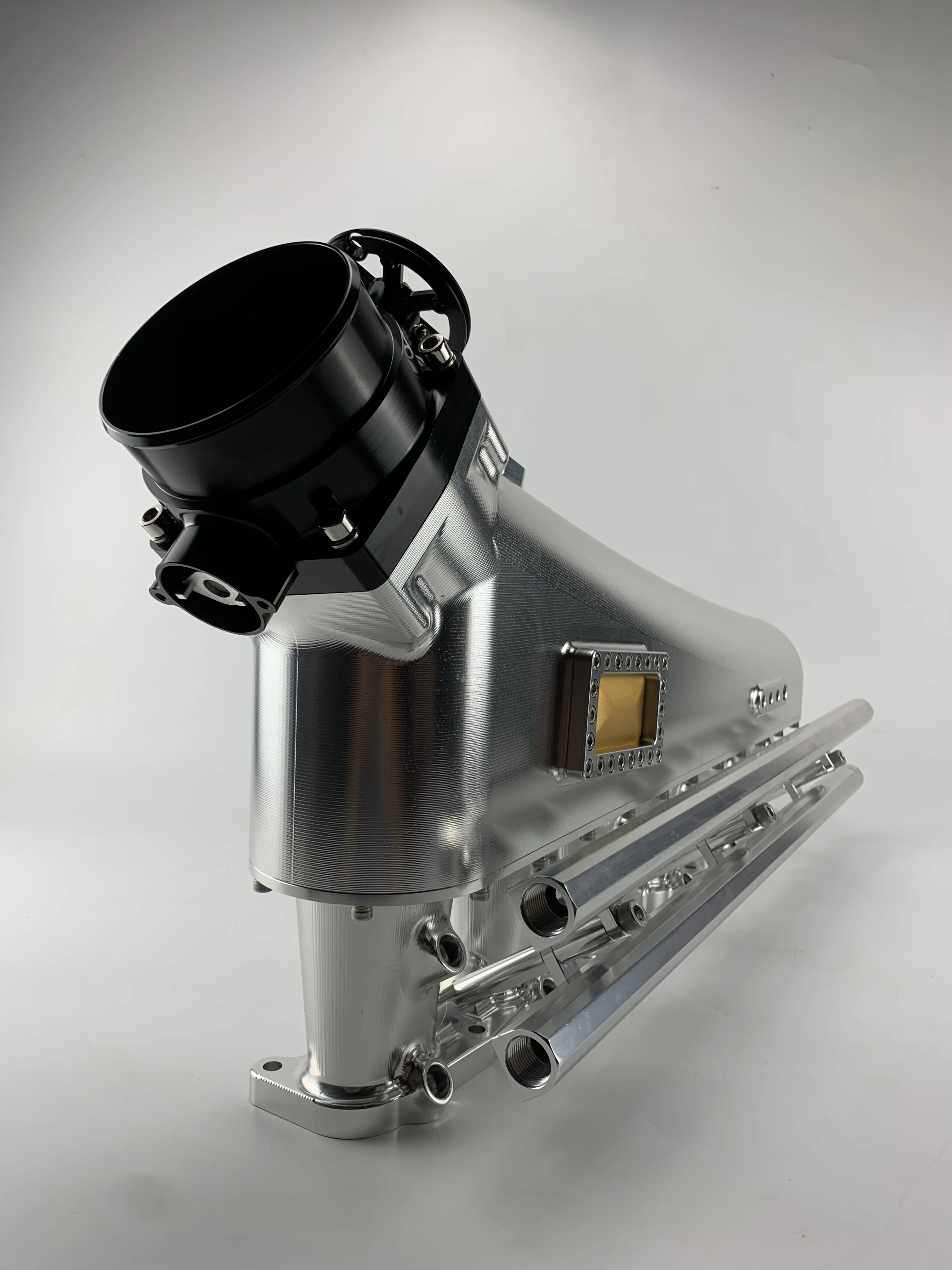 Custom CNC Aluminum Billet TB48 Intake Manifold for Nissan