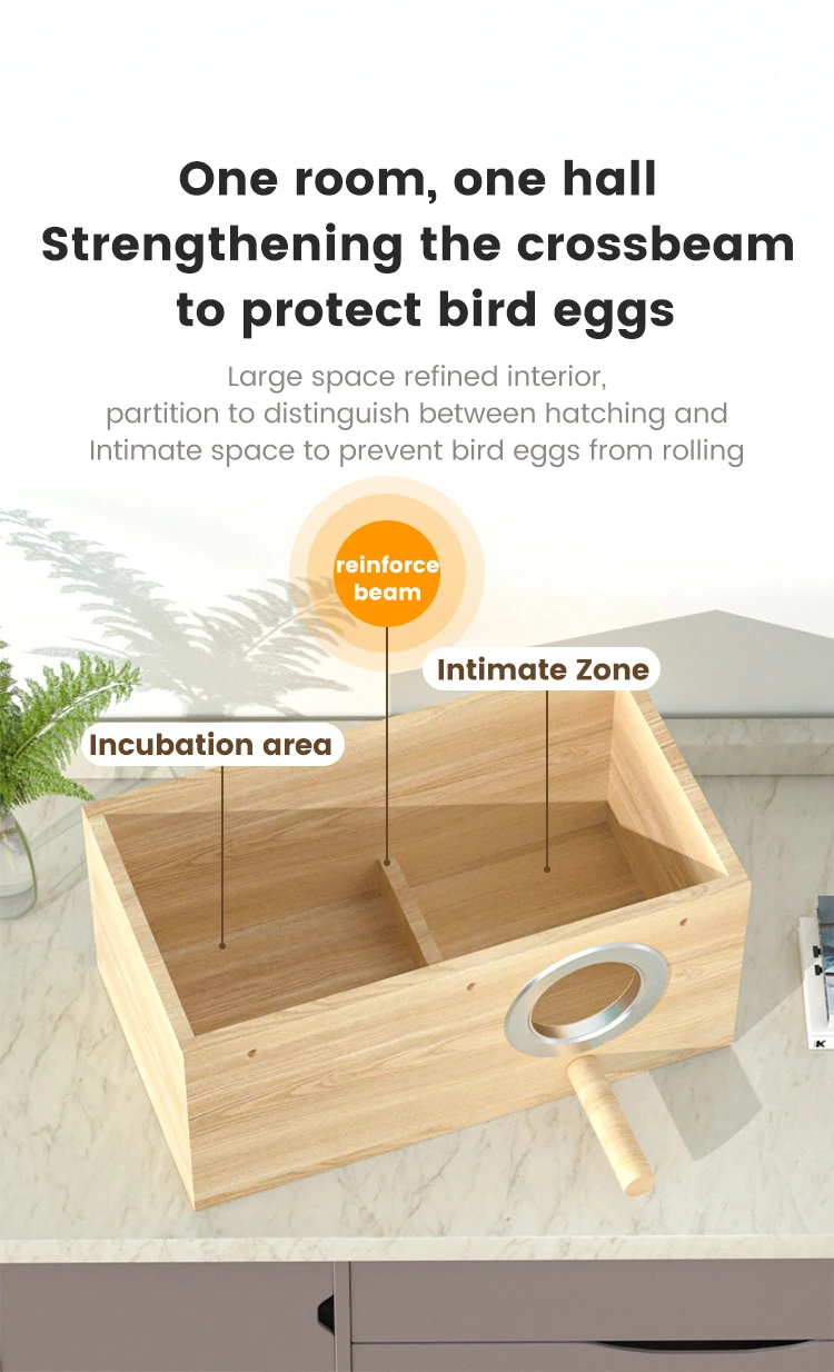 Multi Designs Bird Breeding Products Wooden Hanging Breeding Bird Cage ...