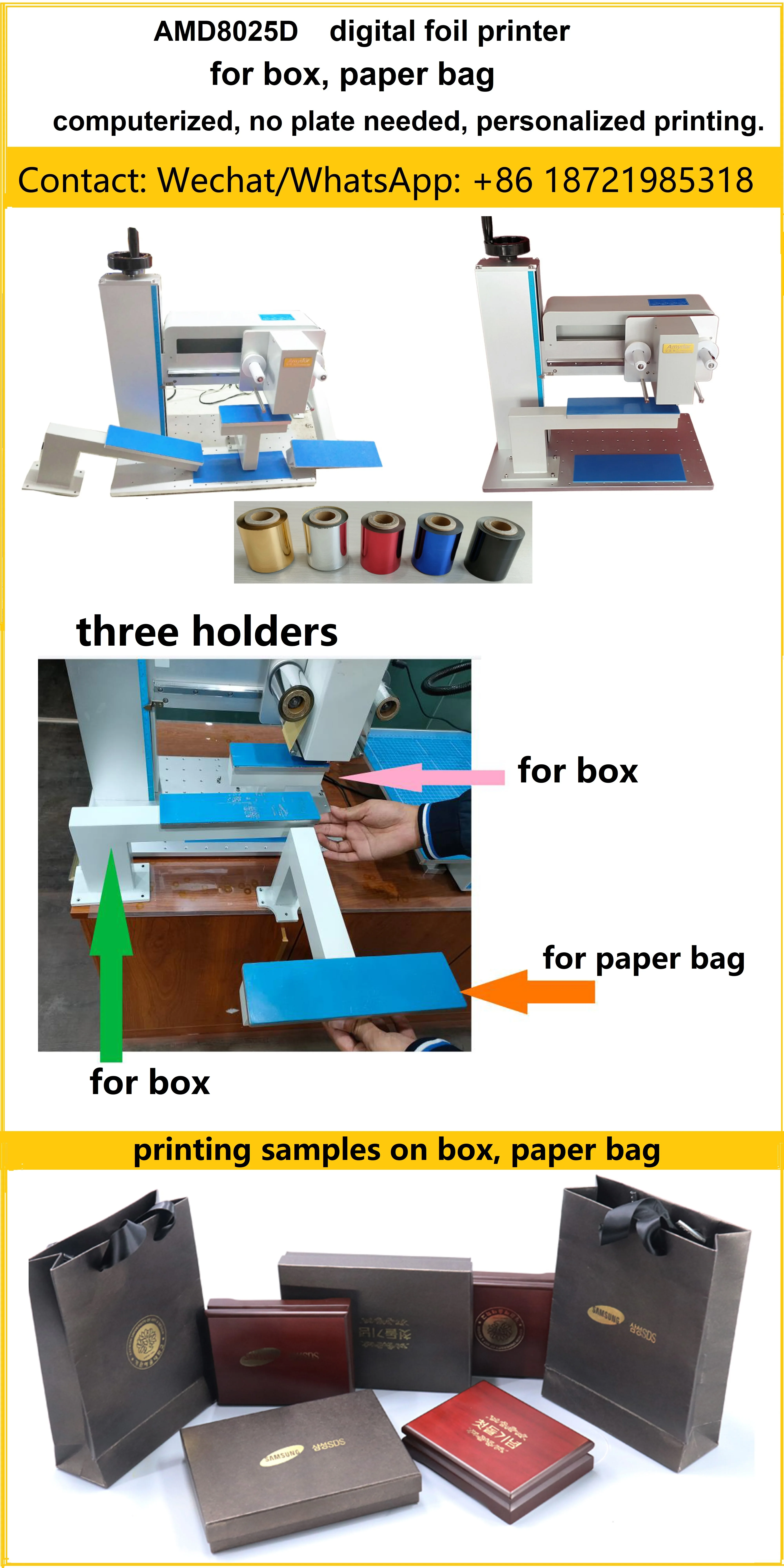 Personalized Foil Printing with Amydor Amd8025d Machine