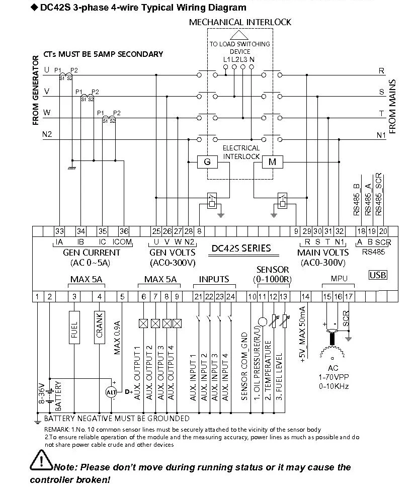 MEBAY Automatic Generator Controller DC42S - Reliable Genset Control