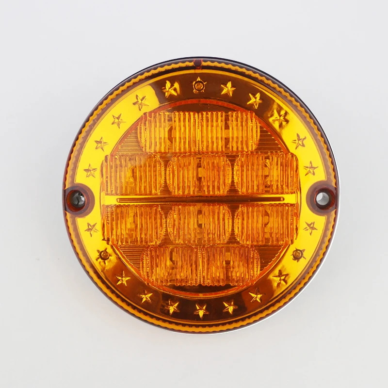 Round Bus LED Tail Lights Bus Parts Accessories for Coach Bus Truck Van ...