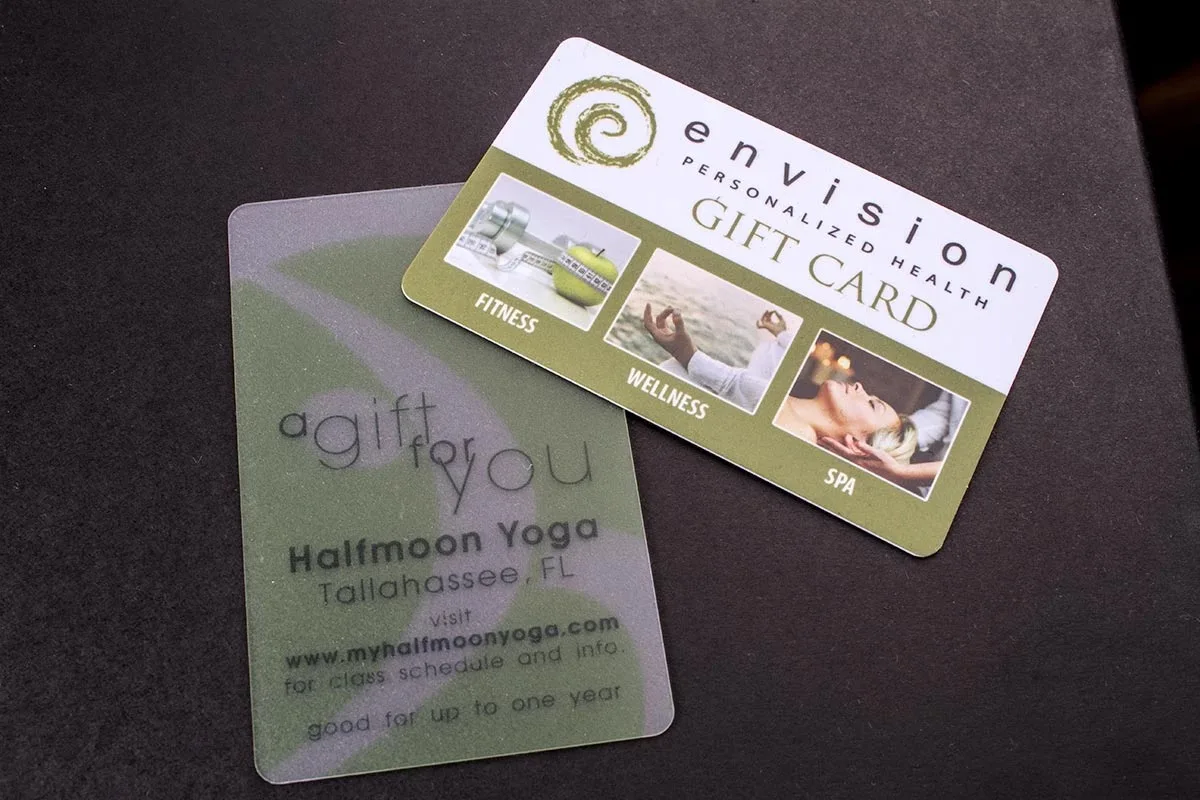 Custom Logo Frosted PVC Business Cards - Affordable Plastic Business ...